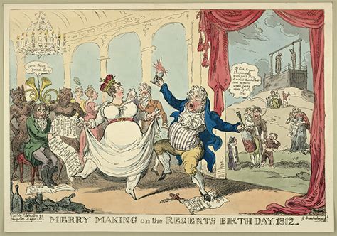 Merry Making On The Regents Birthday” George Iii Transitions Of