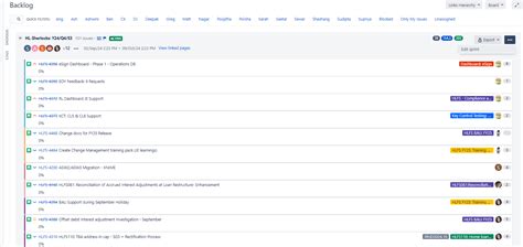End And Starting Sprint Is Greyed Out