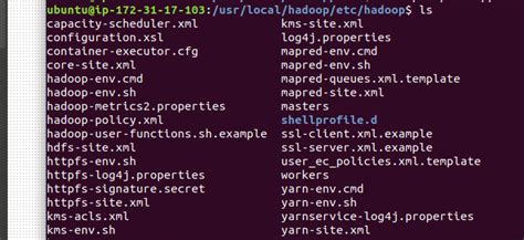 Mapred Sitexmltemplate Is Missing In Hadoop 290 Ask Ubuntu