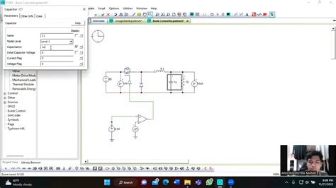 Documentation Of Buck Converter Circuit Simulation Work Using Psim
