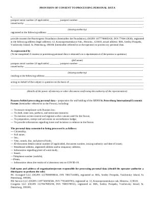 I Passport Serial Number If Applicable Passport Number Doc Template PdfFiller