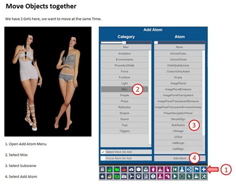 move objects together guides virt a mate hub