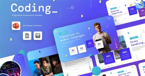 Coding Programming Powerpoint Template Incl It And Connection Envato