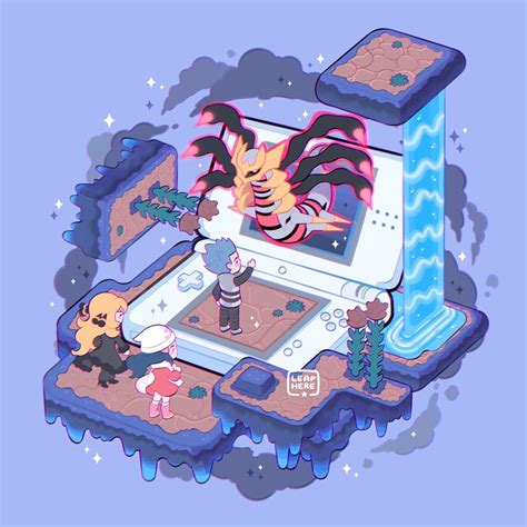 Dawn Cynthia Giratina Giratina And Cyrus Pokemon And 2 More Drawn By Leaphere Danbooru