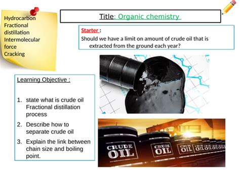 Gcse Chemistry Organic Cracking Teaching Resources