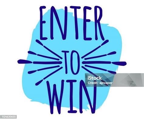 웹에 대 한 승리 배너 개념을 입력 선물 카드 및 그림 엽서 서 예 서식 파일 인사말 축 하 집들이 포스터 초대장 사진 오버레이 벡터 일러스트 레이 션 개념에 대한 스톡