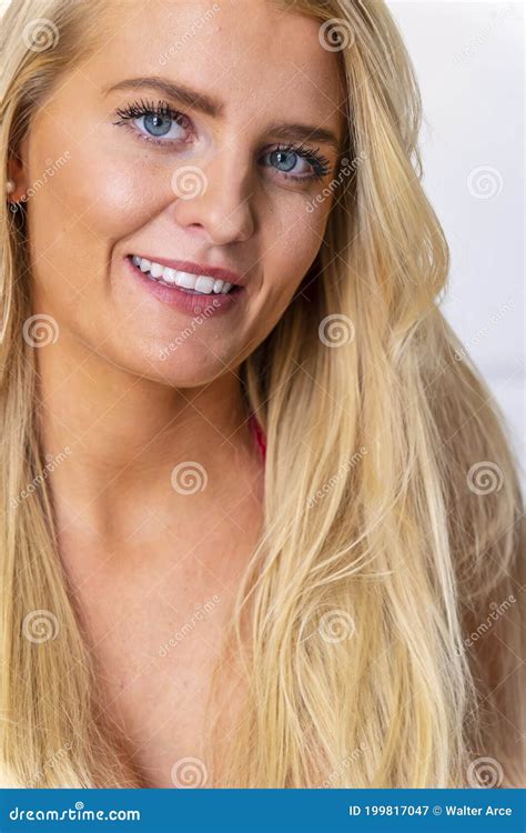Gorgeous Blonde Model Enjoying A Day At Home Before Work Stock Image Image Of Home Elegant