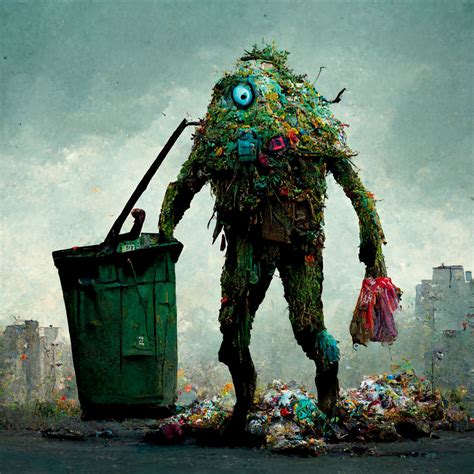 Garbage Monster By Moribato On Deviantart