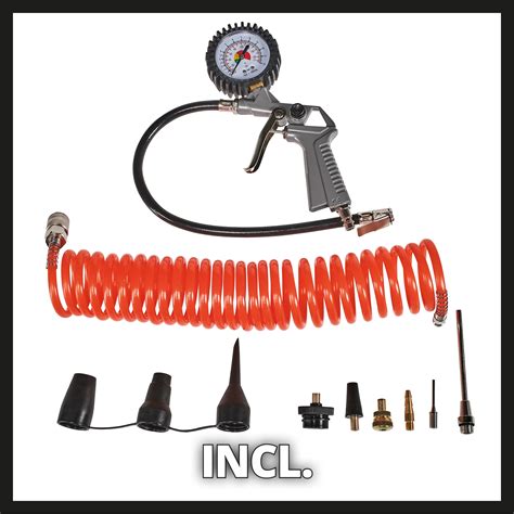 Compresor Cu Ulei Einhell Tc Ac 19068 Of Set 1200 W 8 Bar Presiune