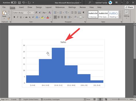 How To Create A Histogram Chart In Word Gear Up Windows