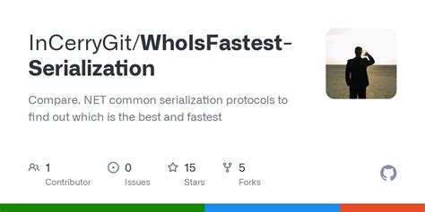Github Incerrygitwhoisfastest Serialization Compare Net Common Serialization Protocols To
