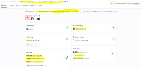 Code Coverage On Pr Does Not Display For New Code Instead It Always Shows On Entire Code Base