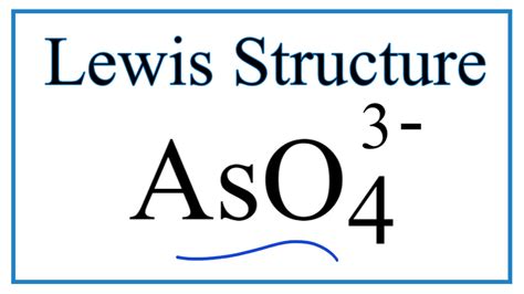 Aso3 3 Structure De Lewis