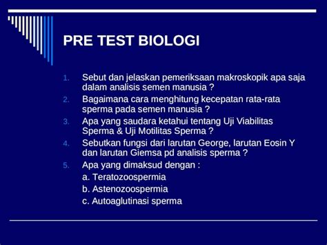 PPT Lab Act Analisis Sperma DOKUMEN TIPS