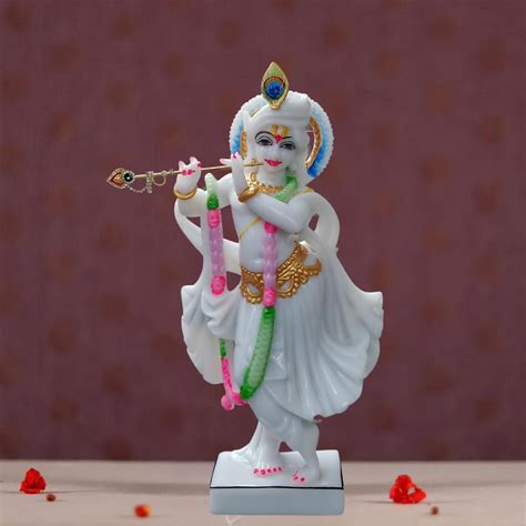 Buy Niraj Art Marble Iskon Radha Krishna Idol For Temples Decorative Showpieces For Home Decor