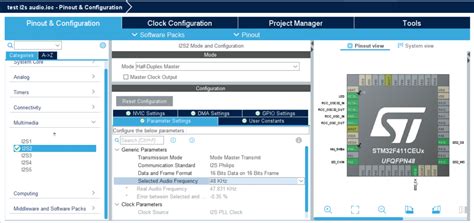I2s Audio Tutorial Variable Frequency Sine Wave Output Phipps Electronics