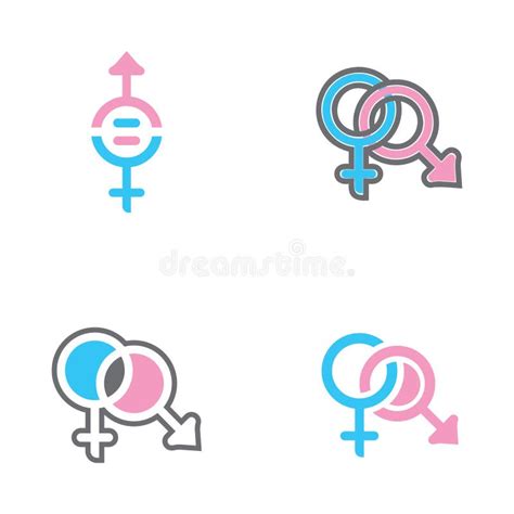 Gender Equality Symbol Icon Vector Illustration Stock Illustration Illustration Of Transgender