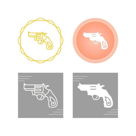 Revolver Vector Icon Vector Art At Vecteezy