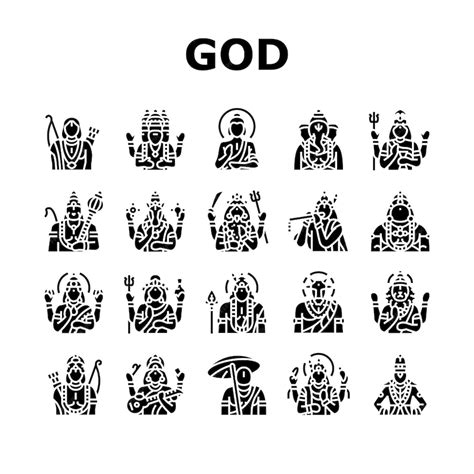 신 인도 힌두교 군주 크리슈나 아이콘 세트 벡터 인도 비슈누 힌두교 잔마슈타미 미술 예술 시바 축제 신화 전설 플루트 신 인도