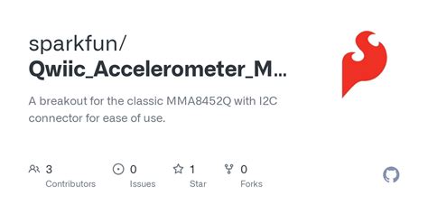 Github Sparkfun Qwiic Accelerometer Mma Q A Breakout For The