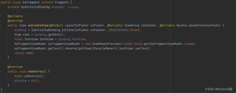 Fragment与viewmodel（mvvm架构）fragment Viewmodel Csdn博客