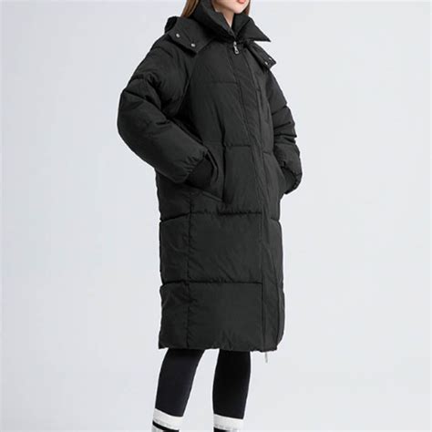 메가플레이스 후드일체형3컬러 하이넥 후드 롱패딩 점퍼 모자패딩 검정 아이보리 베이지 후드패딩 겨울패딩 패딩자켓 헤비다운 한파대비 아우터 출근룩 스쿨룩 데일리룩