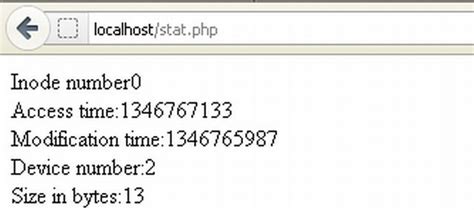 What Is Stat In Php
