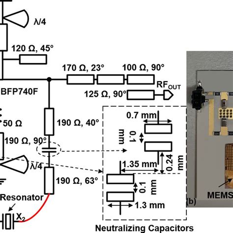 A Simplified Schematic Of The Rf Portion Of The 13 Ghz Oscillator