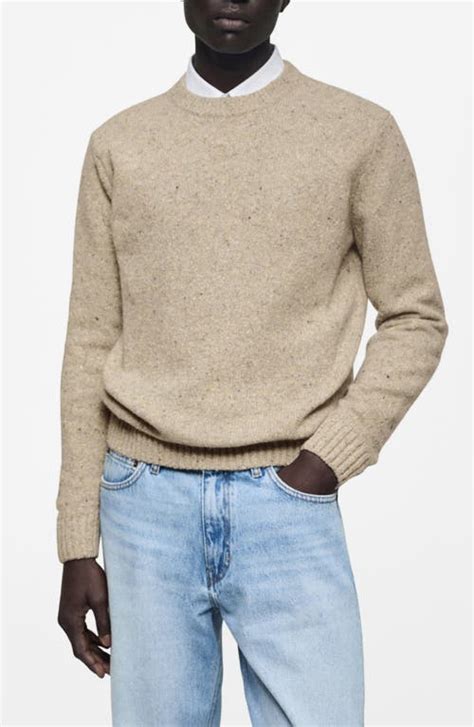 Mango Nep Crewneck Sweater