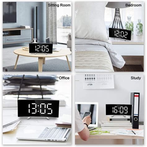 Digital Clock Large Display LED Electric Alarm Cl Grandado