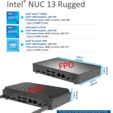 Intel NUC 13 Rugged Mini PCs With Alder Lake N CPUs Spotted Passive Designs In 6 12W TDPs