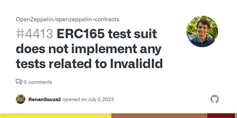 Erc165 Test Suit Does Not Implement Any Tests Related To Invalidid
