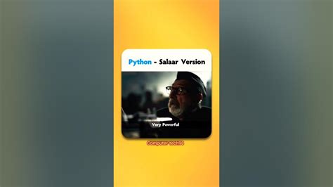 Salar Python Salar Python Computertech98 Coding Youtube
