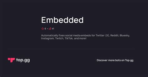 Add Embedded Discord Bot The 1 Discord Bot And Discord App List
