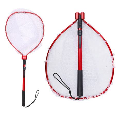 제이앤비 접이식 알미늄뜰채 실리콘레드