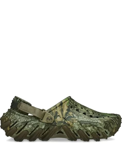 Crocs Realtree Apx Echo Camo Clogs Green Farfetch Uk