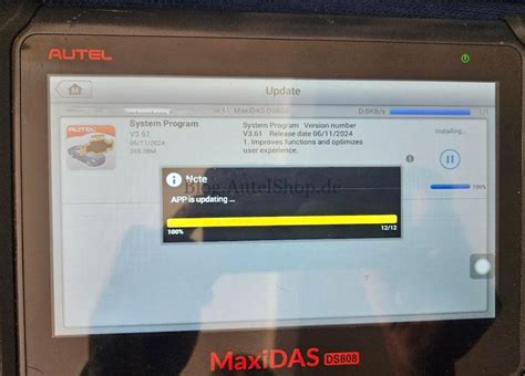 Fixed Autel Ds808 System Program Update Is Stuck Autelshopde