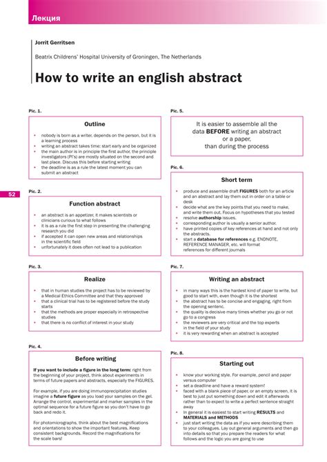 PDF HOW TO WRITE AN ENGLISH ABSTRACT