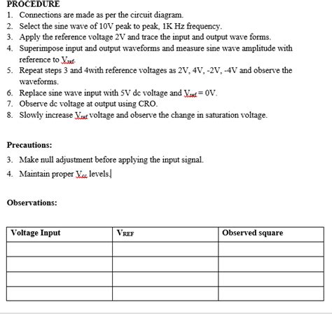 Solved THEORY COMPARATOR A Comparator Is A Circuit Which Chegg Com