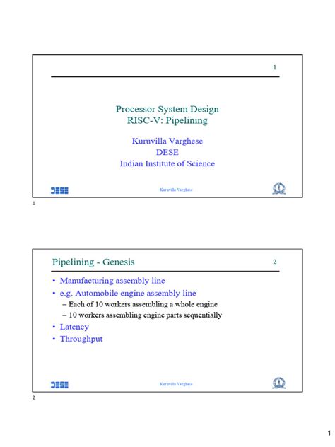 Risc V Pipeline P1 Pdf