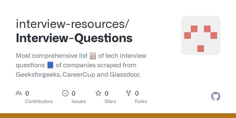github interview resources interview questions most comprehensive