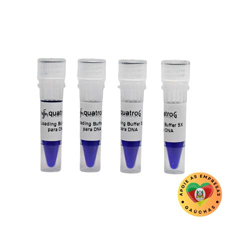 Loading Buffer 5x Para Dna Com Gelred Quatro G Biotecnologia