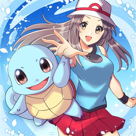 Leaf With Her Squirtle Scrolller