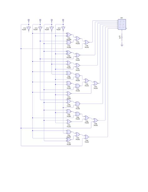 Electrónica Digital Display De 7 Segmentos Con Compuertas Lógicas Docx
