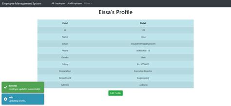 GitHub Eissafaheem Angular Frontend Employee Management System