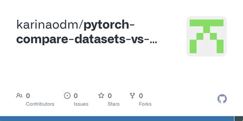 Github Karinaodm Pytorch Compare Datasets Vs Datapipes