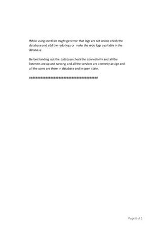 Cloning Database Using Srdf Copy PDF