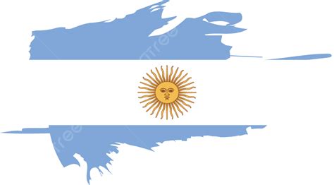 아르헨티나 국기 브러시 스트로크 클립 아트 디자인 아르헨티나 국기의 날 아르헨티나 국기 브러시 아르헨티나 국기 메시 Png