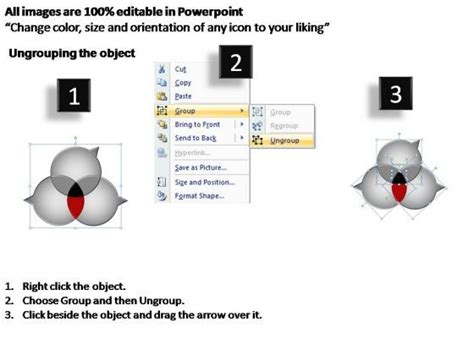 Powerpoint Backgrounds Success Four Overlapping Ppt Design Slides