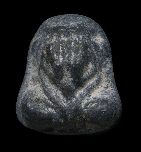 พระปิดตา หลวงปู่เอี่ยม วัดหนัง กรุนางชี มีรอยจารย์หลัง ปี2485 จิตรกรรม